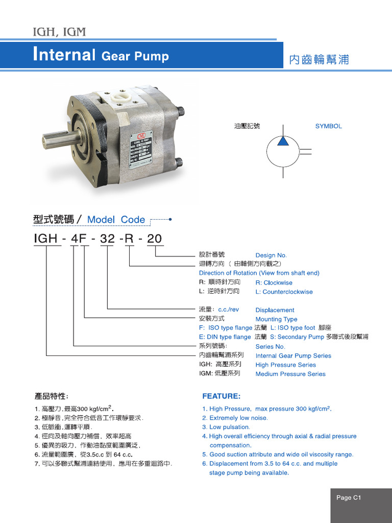 Internal Gear Pump | PDF