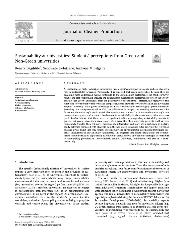 Green Vs Non Green | PDF
