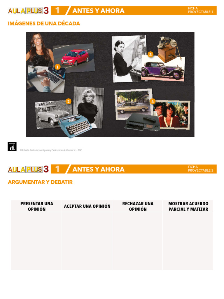 Au Plus 3 Proyectables U01 | PDF