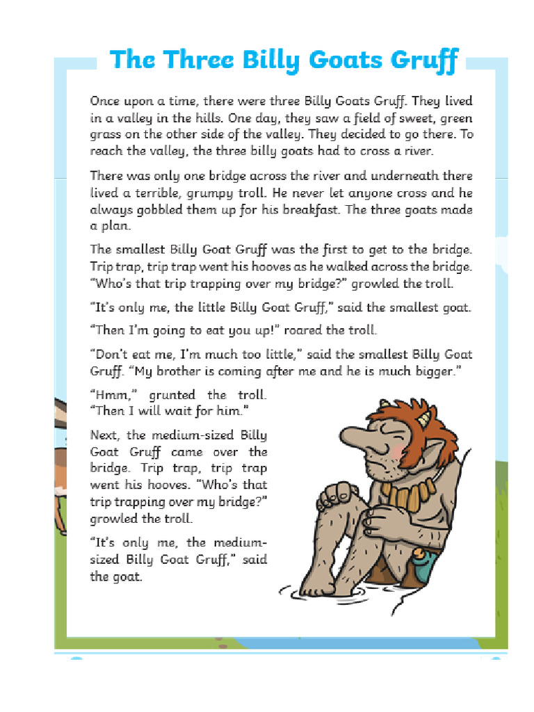 3 Billy Goats Story To Airdrop | PDF