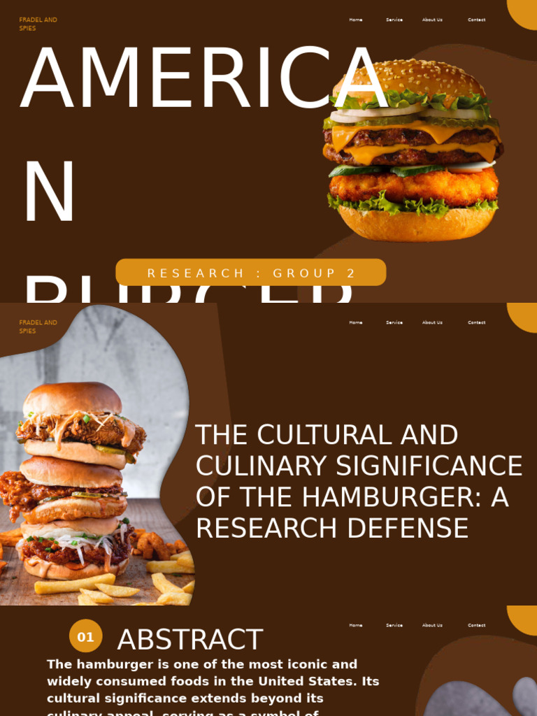AMERICAN BURGER | PDF | Hamburgers | Foods