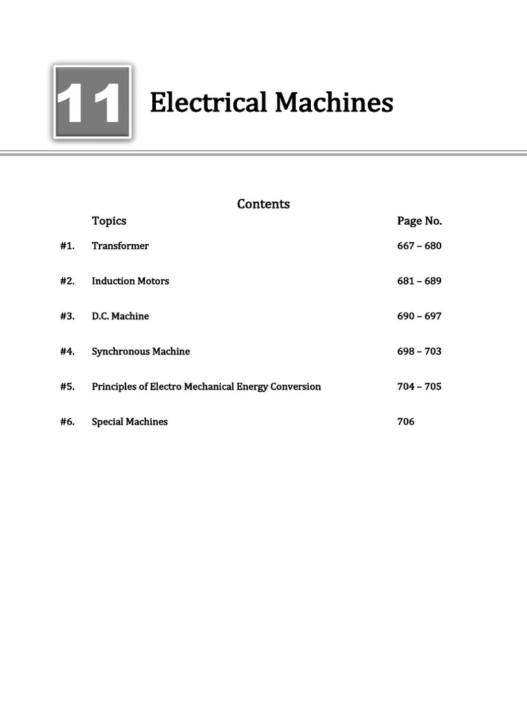 Electrical - Machines Question Bank | PDF | Transformer | Electric Motor