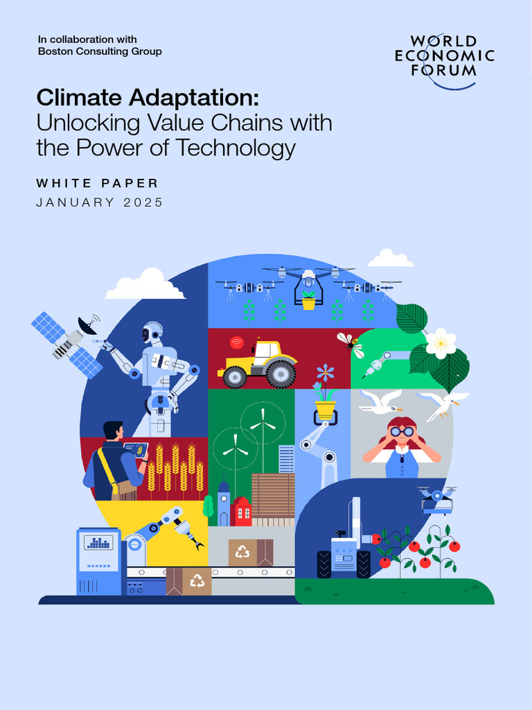 WEF Climate Adaptation Unlocking Value Chains With the Power of ...