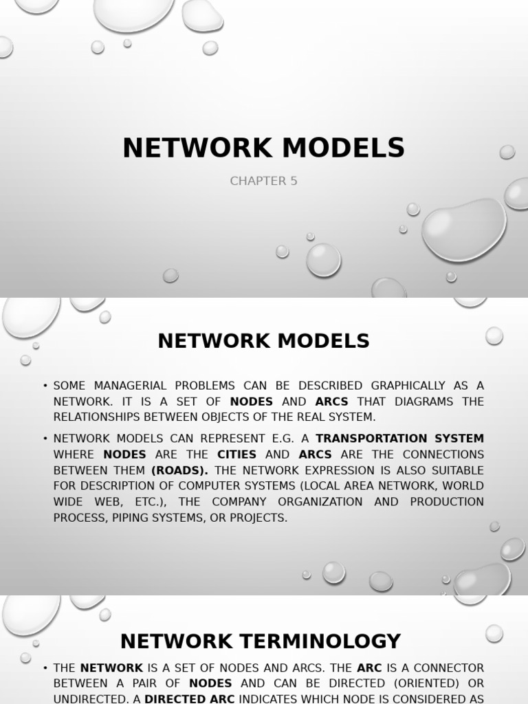 Chapter 5 Network Models | PDF