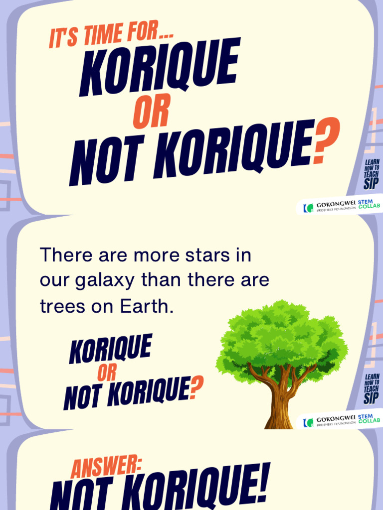 S3E1 SIP Springboard Activity - Korique or Not Korique | PDF ...