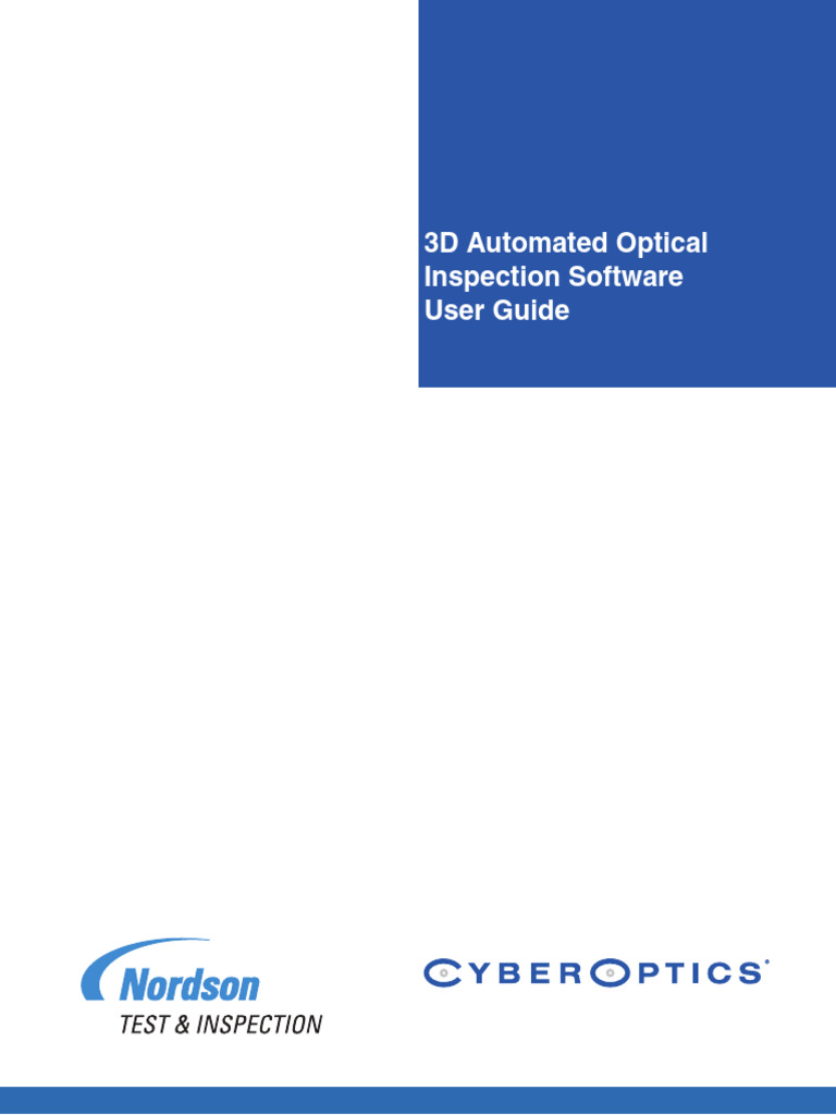 8024716-3D AOI Software User Guide v5.4 | PDF | 3 D Computer Graphics | Internet Protocols