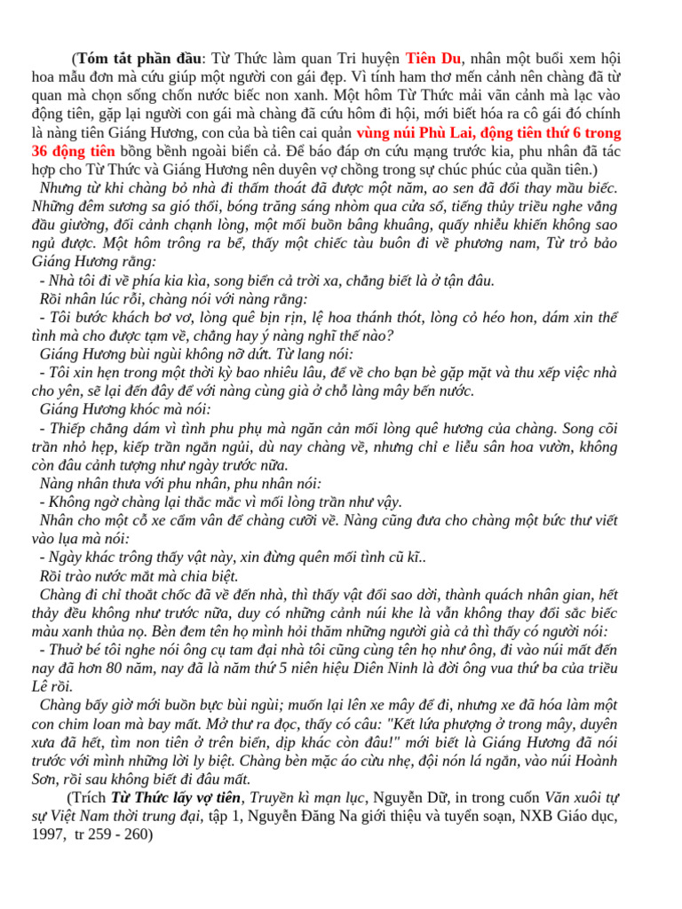 3 de Cuoi Ky 1 TTK T Thuc Lay Vo Tien | PDF