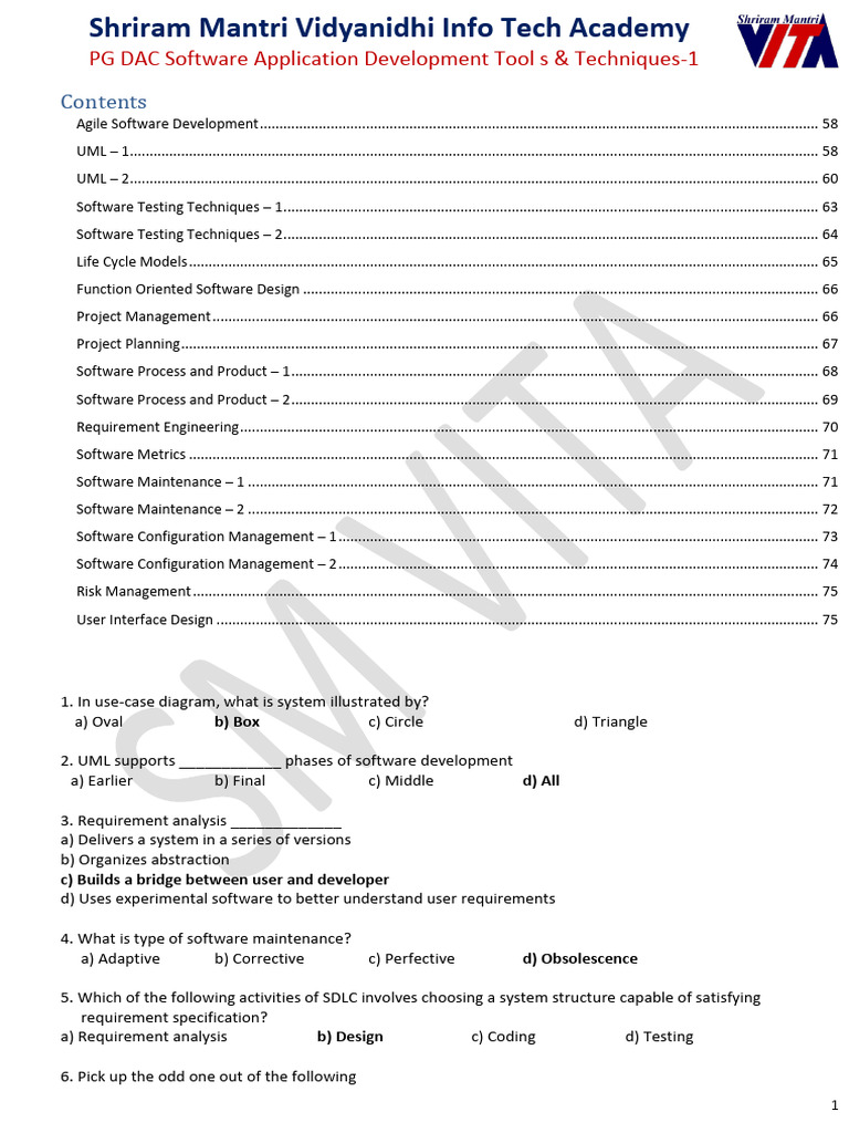 Software Application Development Tool S & Techniques - Feb18 | PDF | Computer Programming ...