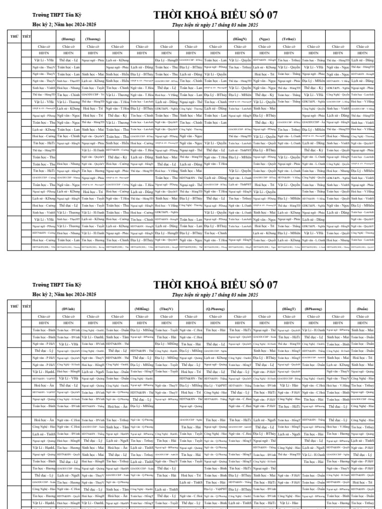 So7 - HK2 (Hoc Sinh) | PDF