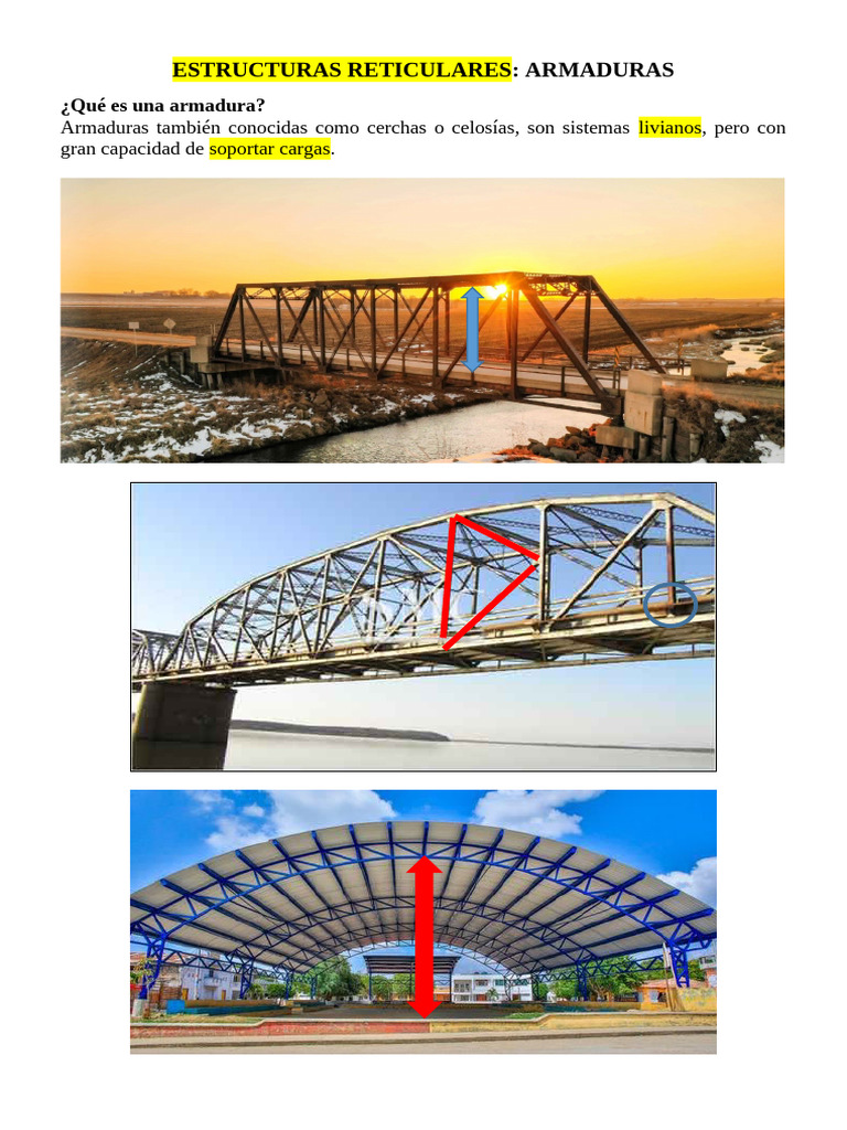 Tipos de Armaduras Estructurales | PDF | Braguero | Ingeniería estructural