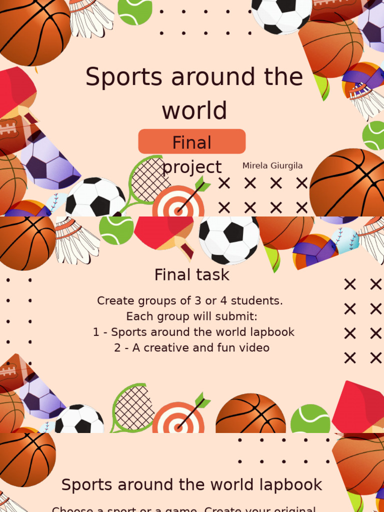 Sports Around The World - Final Task | PDF