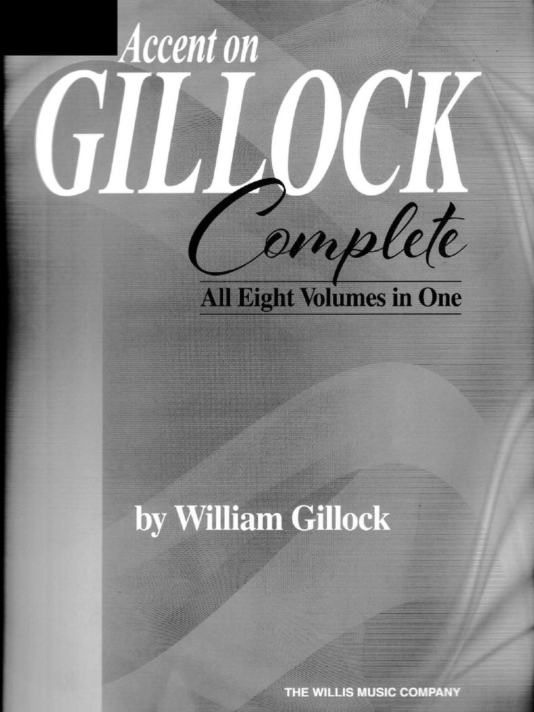 Gillock William Accent On Gillock Complete All Eight Volumes | PDF