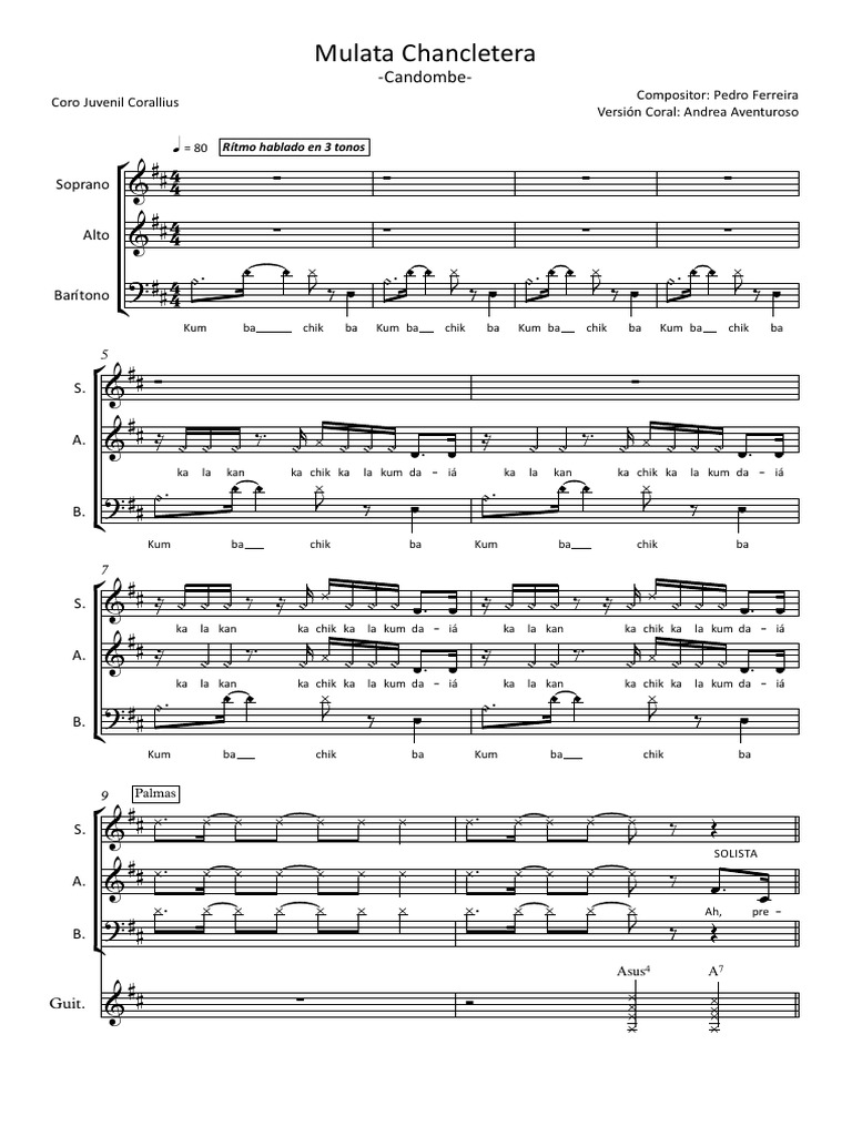 MULATA CHANCLETERA Corallius | PDF
