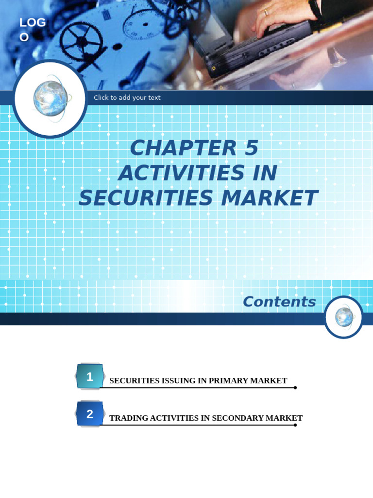 Chapt5 For Stu | PDF | Order (Exchange) | Securities (Finance)