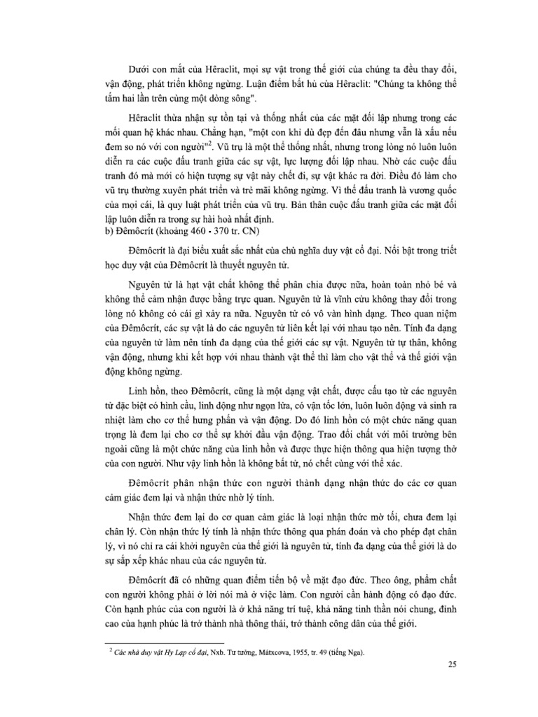 Giáo Trình Triết Học Mác - Lê Nin p26-50 | PDF