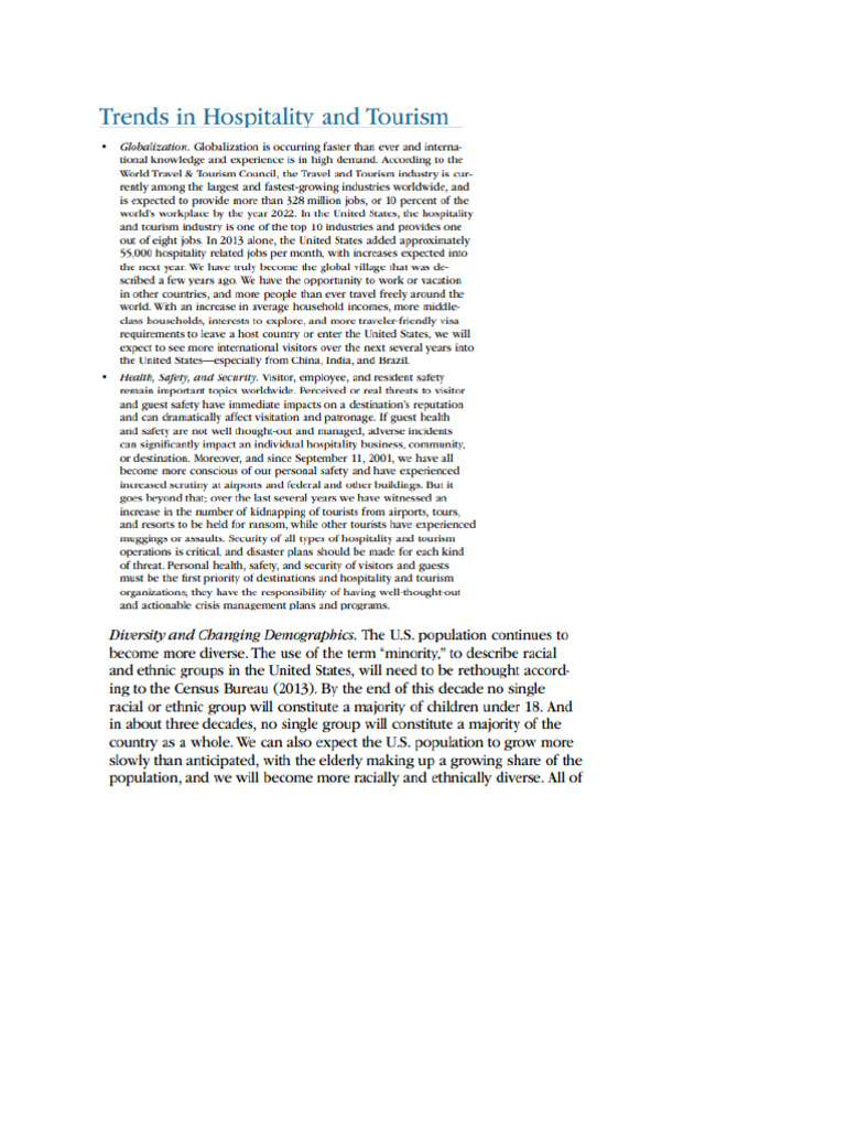 Intro To Hospitality | PDF
