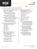 Rumpelstiltskin Plot Diagram Guide | PDF