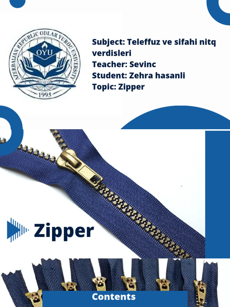 Zipper Invention and History Overview | PDF