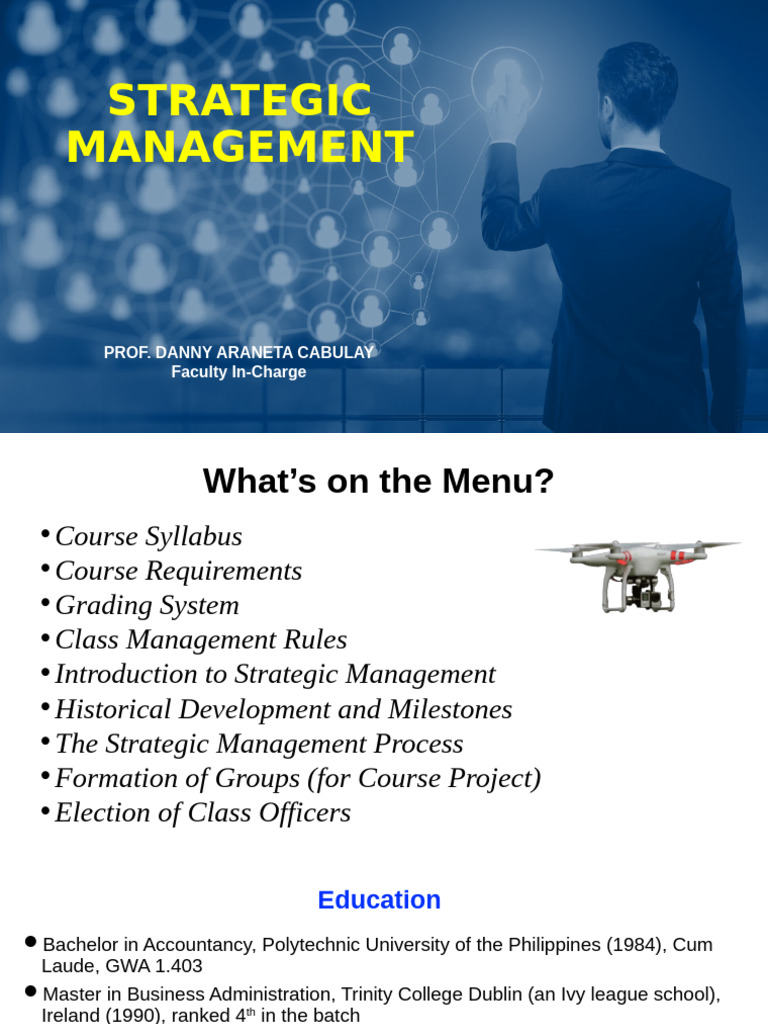 Strategic Management Seminar Overview | PDF | Strategic Management ...