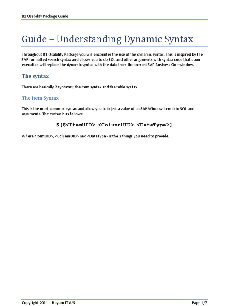 Understanding Dynamic Syntax | PDF | Data Type | User (Computing)