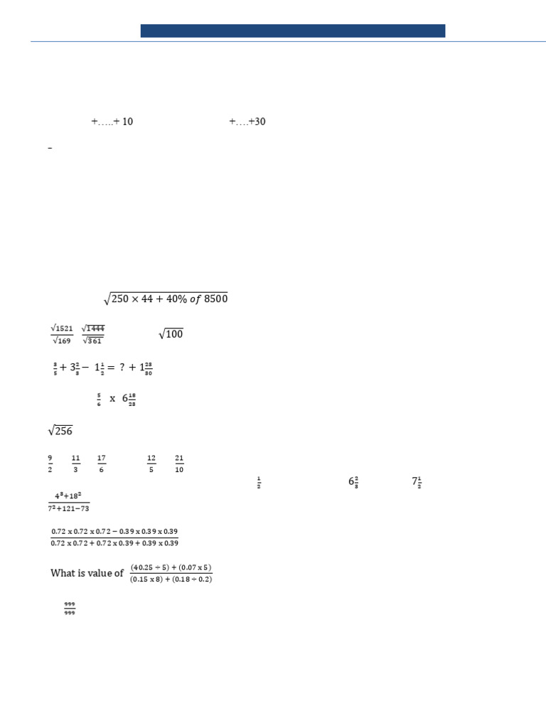 Average, Simple Interest Simplification - Mcqs | PDF | Interest | Debt