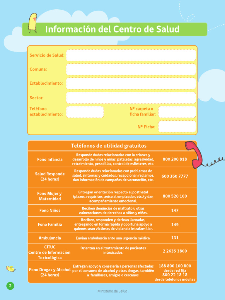 Libreta de Salud Infantil 0-9 años | PDF | Vacunas | Enfermedades y ...
