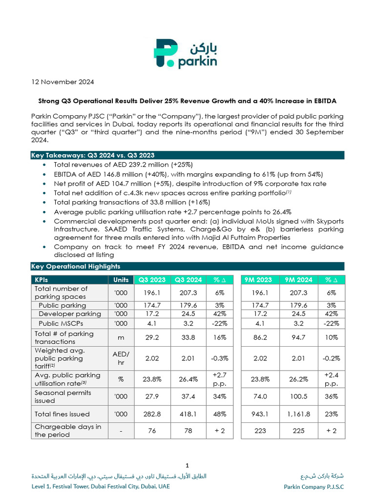 Parkin | PDF | Income Statement | Working Capital