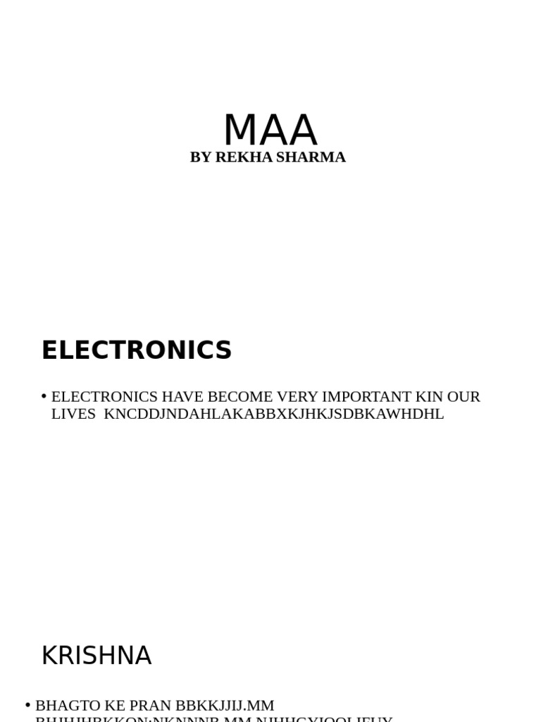 By Rekha Sharma | PDF