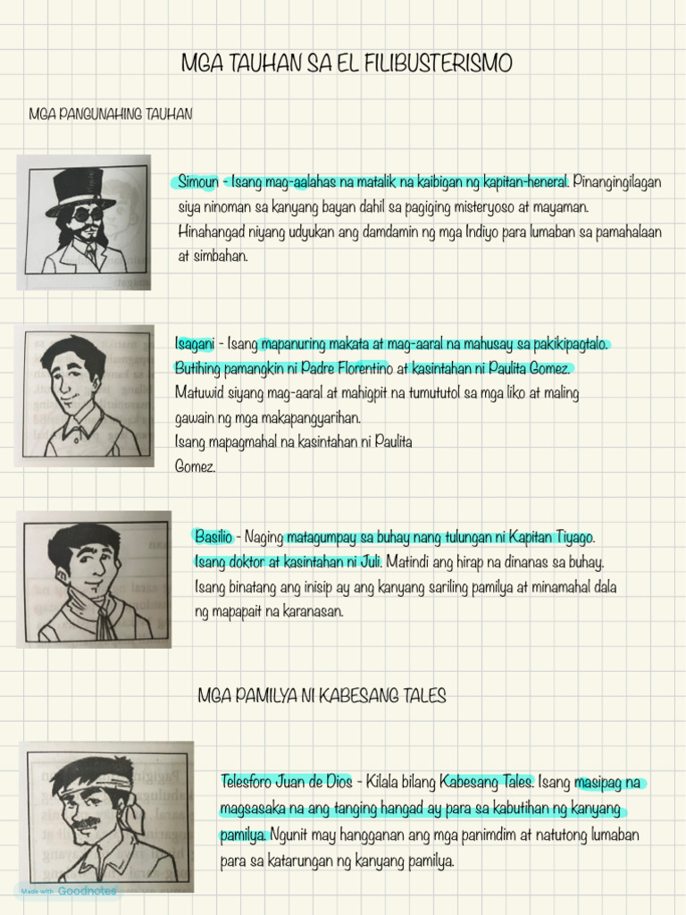 Reviewer Fil El Fili Characters | PDF