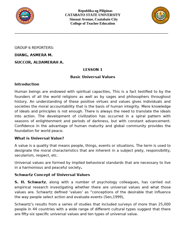 Basic Universal Human Values Explained | PDF | Dignity | Human Rights