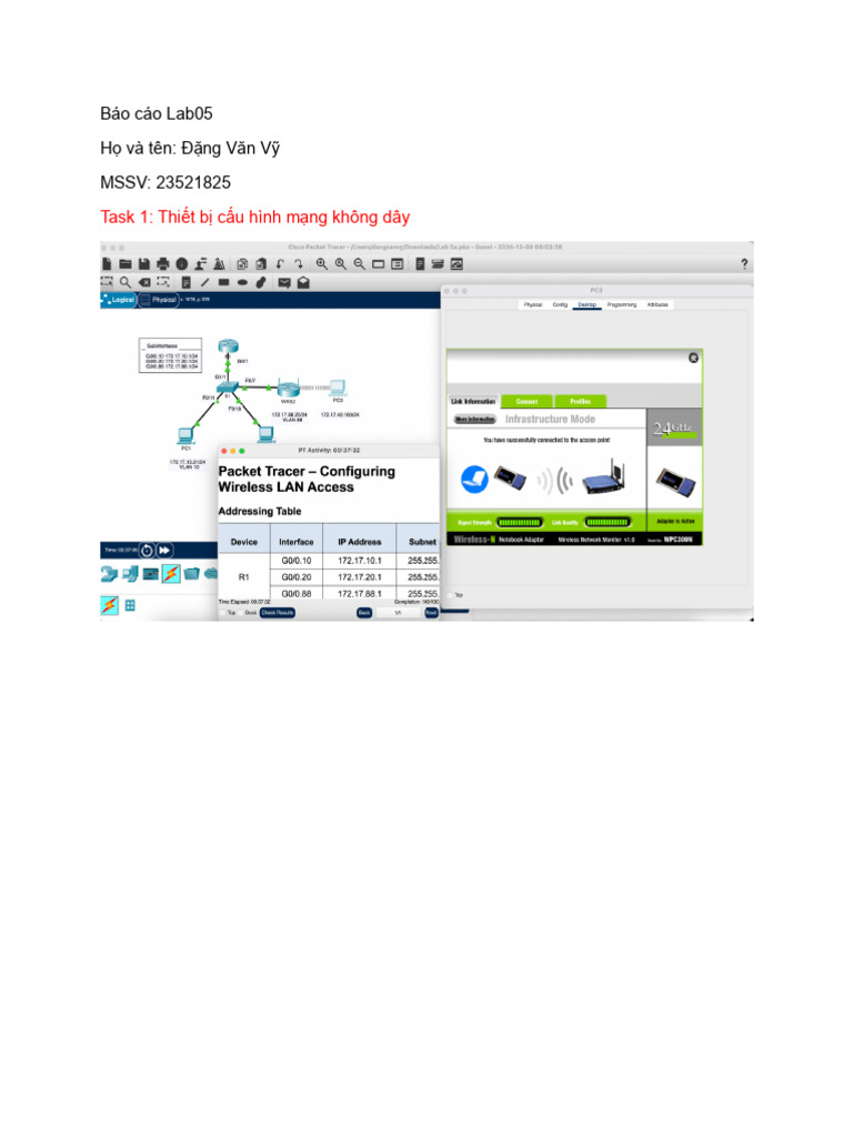 ĐặngVănVỹ Lab05 | PDF