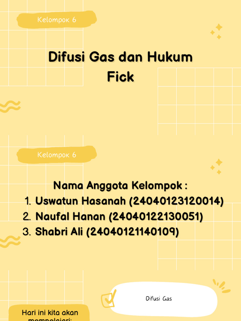 Difusi Gas Dan Hukum Fick - 20250324 - 145620 - 0000 | PDF