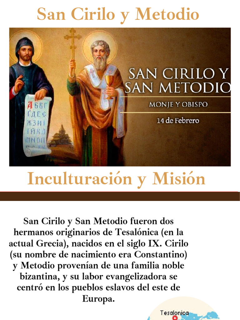 San Cirilo y Metodio: Misión y Cultura | PDF | Religiones abrahámicas