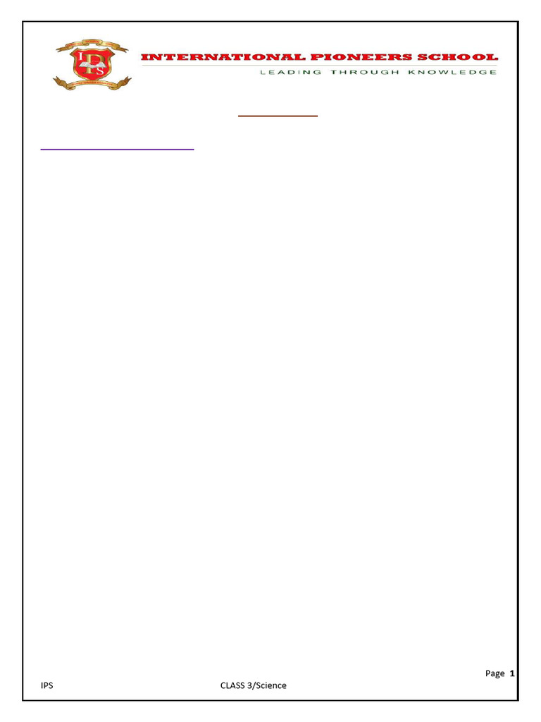Class 3 Notes 52 Gravity Qanda Pdf 8038