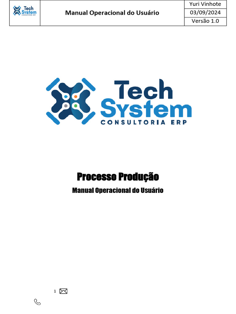 Manual de Processo de Produção OP | PDF | Informática | Tecnologia da ...