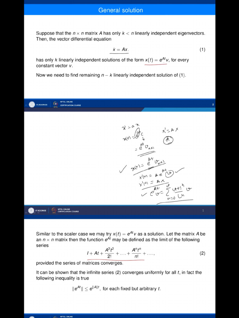 Lec 09 Solutions of Linear Systems 3 | PDF | Eigenvalues And Eigenvectors | Mathematical Concepts