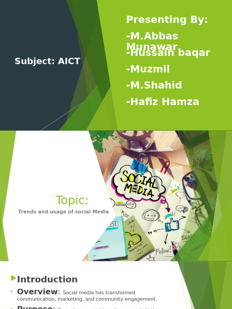 Abbas Presentation Aict | PDF | Social Media | Popular Culture & Media Studies