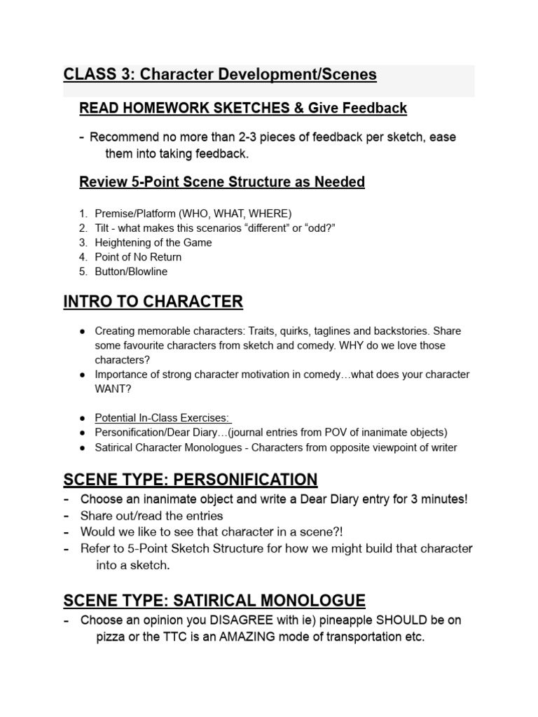 Core Sketch Class 3 | PDF