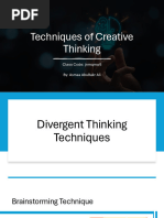 Reverse Thinking: A Creative Strategy | PDF | Thought | Goal