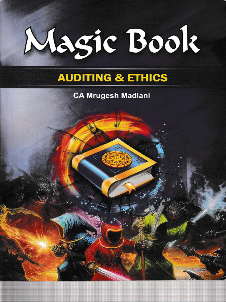 Audit Magic Book From Mrugesh Madlani | PDF | Audit | Internal Control