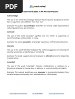 CMI Command Verbs Explained | PDF