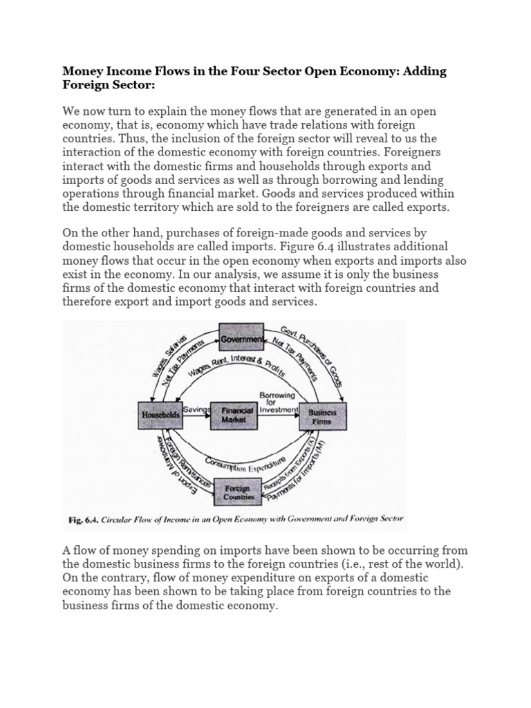 Four Sector Model, Methodology of Microeconomics | PDF | Deductive ...
