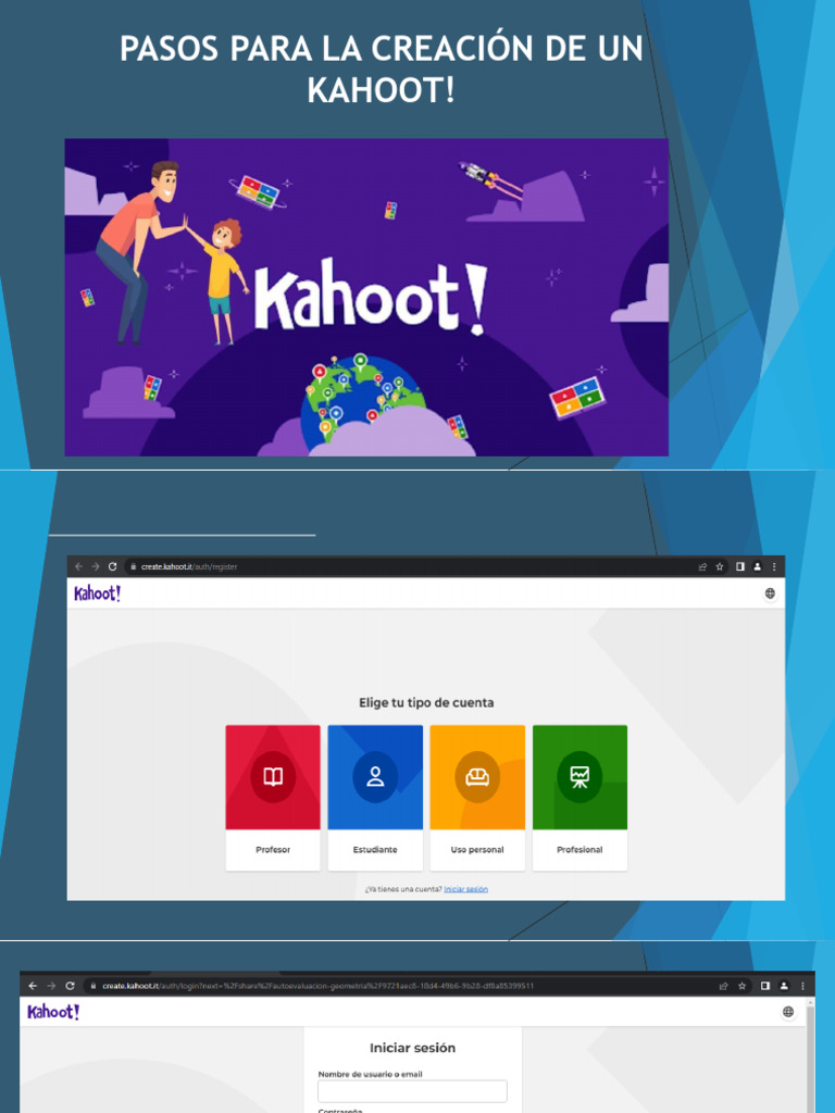 Pasos para La Creación de Un Kahoot! | PDF