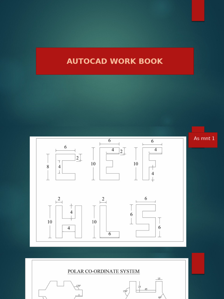Autocad Work Book | PDF
