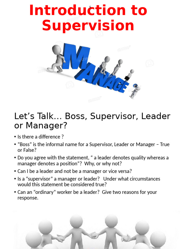 Introduction To Supervision | PDF