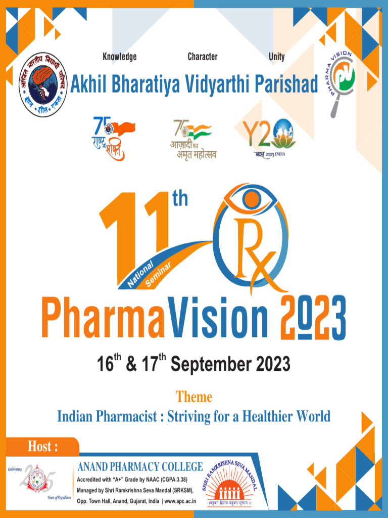 PharmaVision-2023-brochure | PDF | Pharmacy | Pharmacist