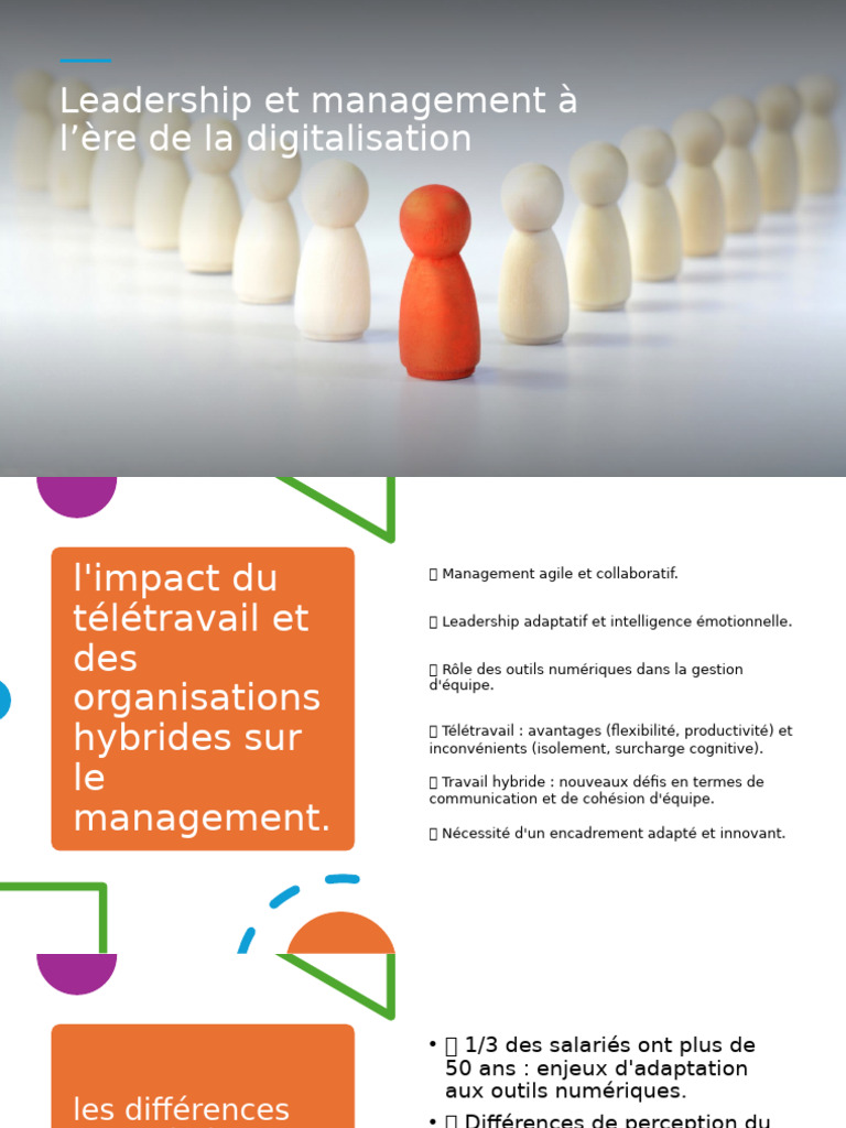 Leadership Et Management à l’Ère de La Digitalisation | PDF
