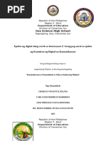 Abstrak Sa Pananaliksik | PDF