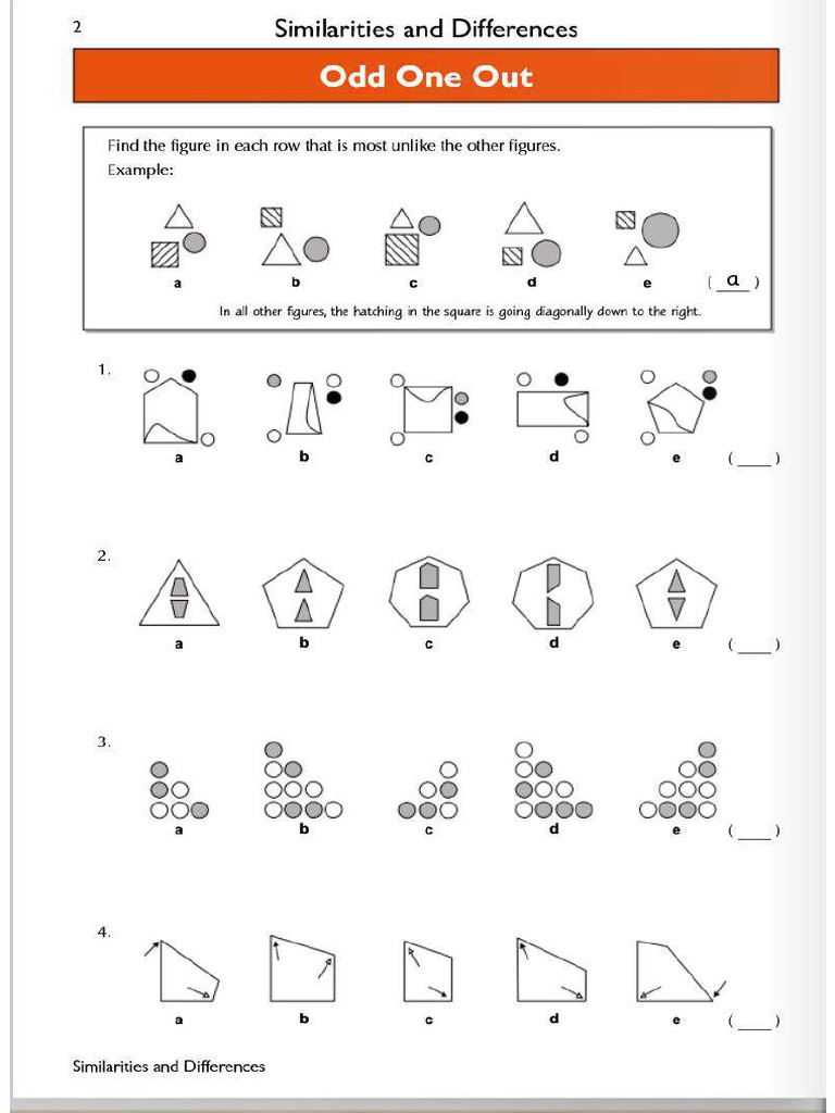Odd One Out | PDF