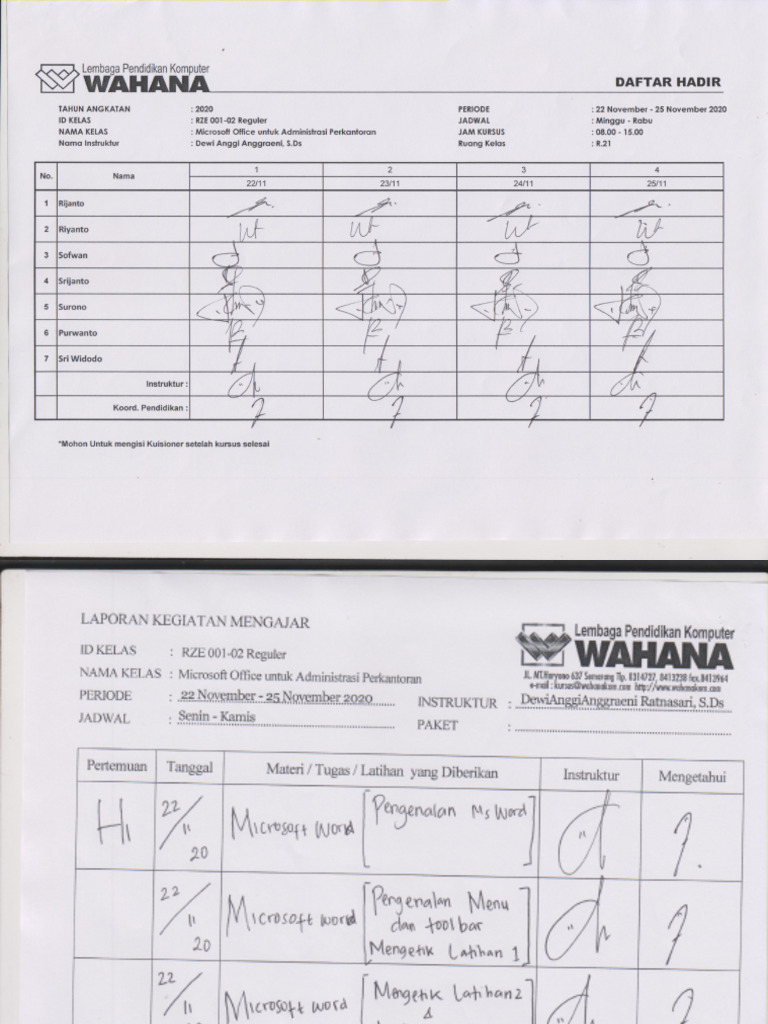 Microsoft Office Administartion POLINES 02 | PDF